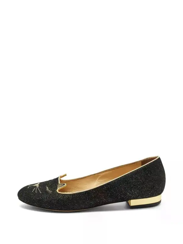 CHARLOTTE OLYMPIA Kitty Ballet Flats