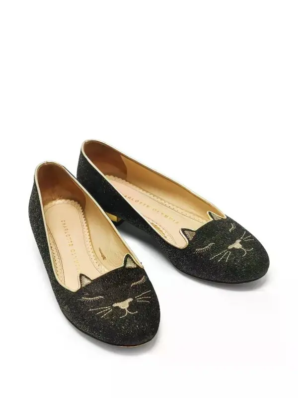 CHARLOTTE OLYMPIA Kitty Ballet Flats