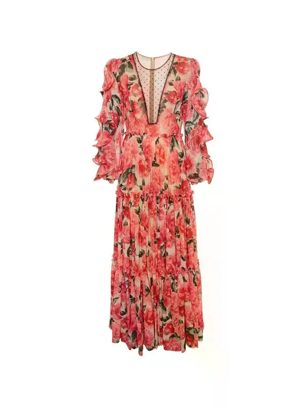 Costarellos Floral Print Maxi Dress