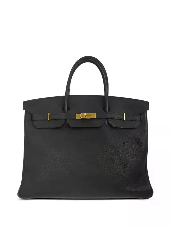 Hermès 1999 Birkin 40 Handbag - Black