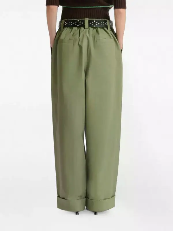 Marni Canvas Pleated Trousers
