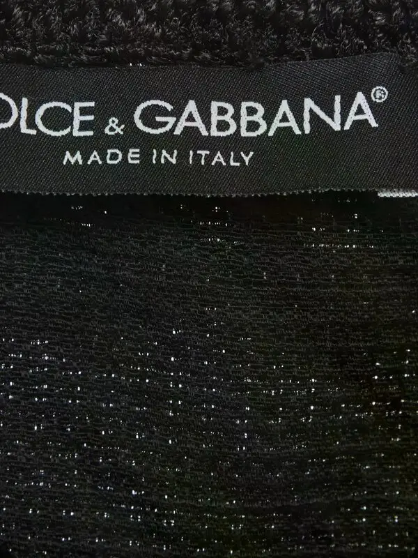 Dolce & Gabbana Lace Trimmed Tweed Jacket