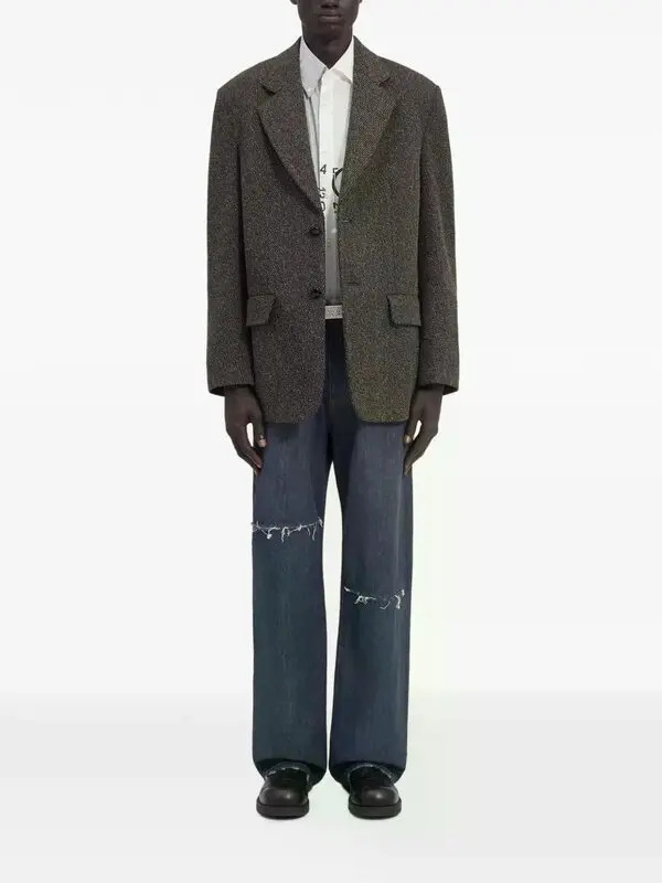 MAISON MARGIELA Wool Tweed Suit Jacket