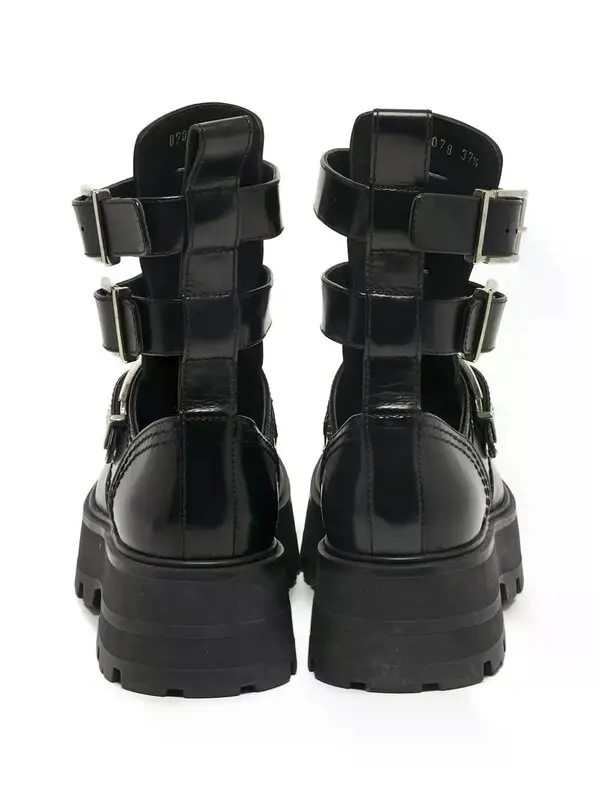 Alexander McQueen Buckled Boots