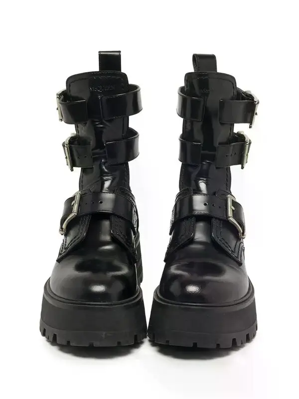 Alexander McQueen Buckled Boots