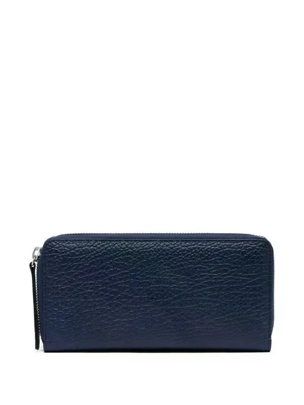 MAISON MARGIELA Four Stitches Grained Leather Wallet - Blue