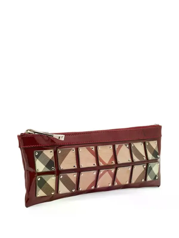 Burberry Super Nova Check Clutch Bag