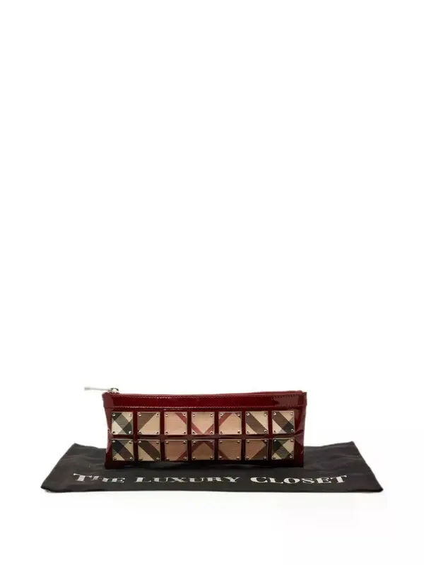 Burberry Super Nova Check Clutch Bag