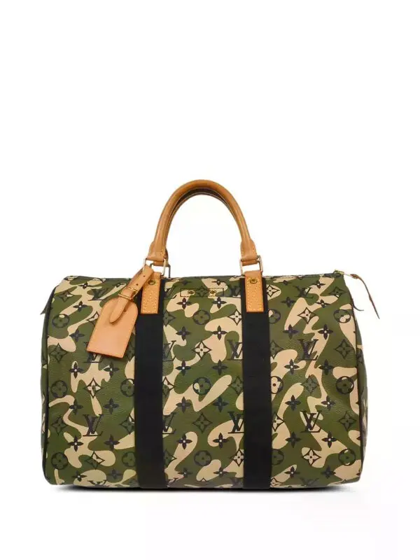 LOUIS VUITTON 2008 Monogramouflage Speedy Tote Bag - Green