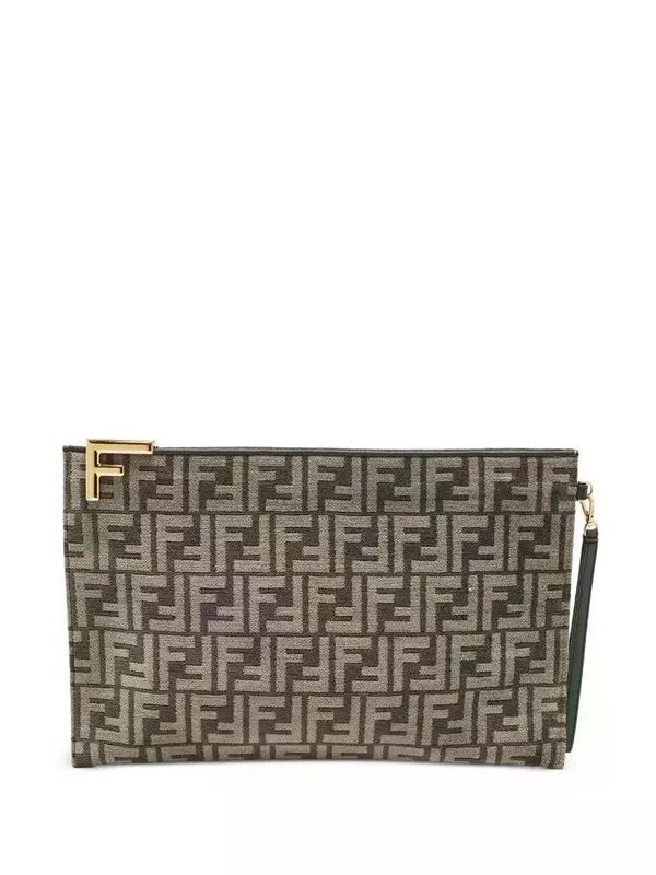 Fendi Zucca Clutch Bag