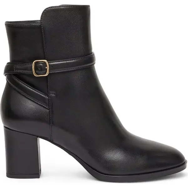 Santoni Leather Mid-heel Ankle Boot