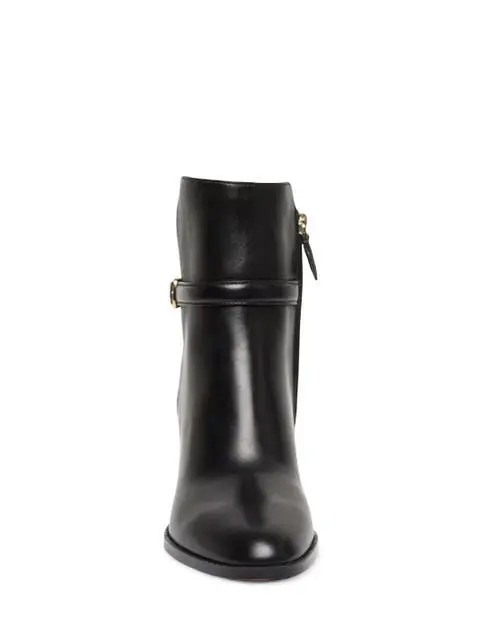 Santoni Leather Mid-heel Ankle Boot
