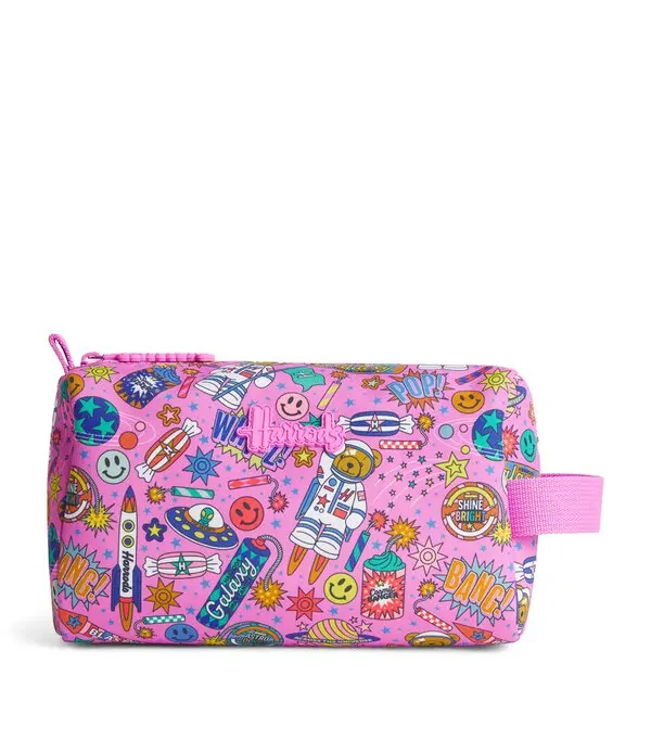 Harrods Pop Rocket Wash Bag - Pink