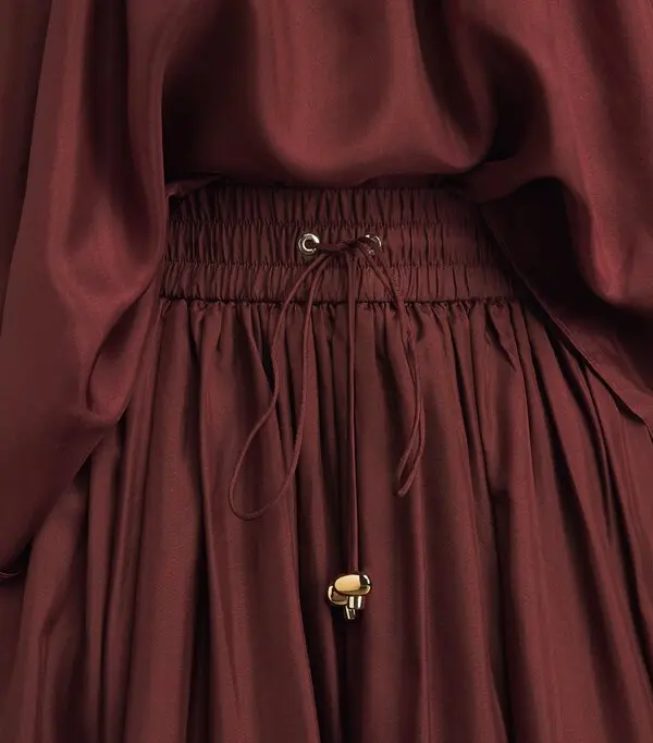 Zimmermann Silk Aster Maxi Skirt
