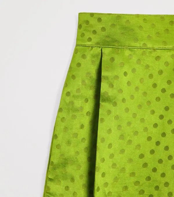 Valentino Garavani Linen-silk Pleated Trousers