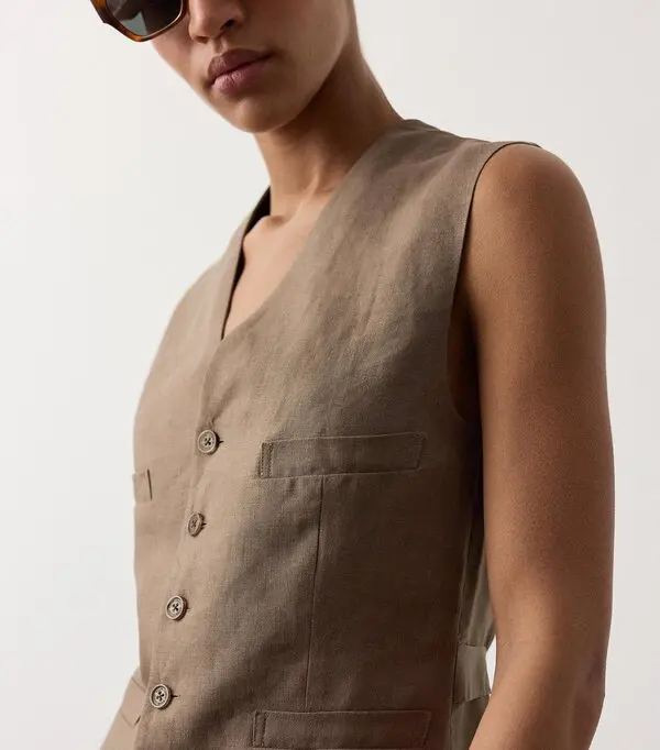 Ralph Lauren Linen Jaiden Waistcoat