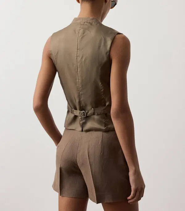Ralph Lauren Linen Jaiden Waistcoat