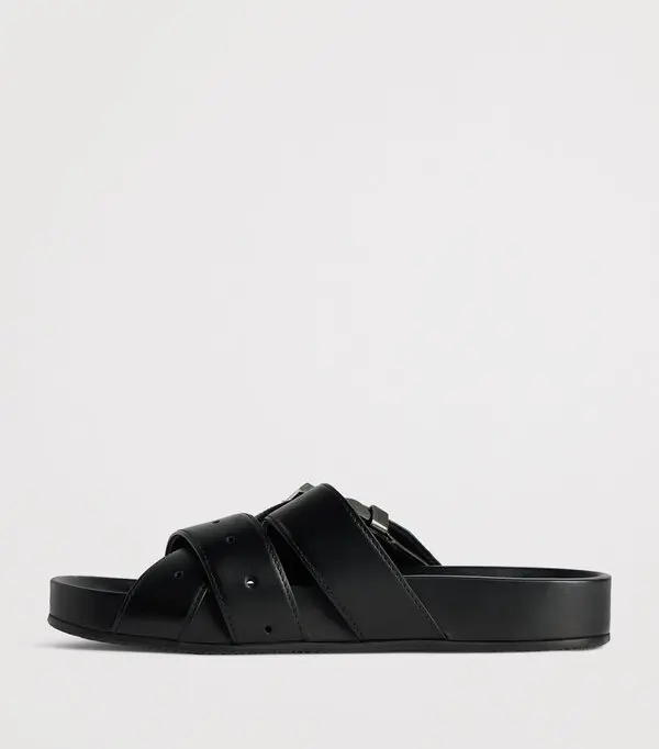 Balenciaga Calfskin Belt Mules