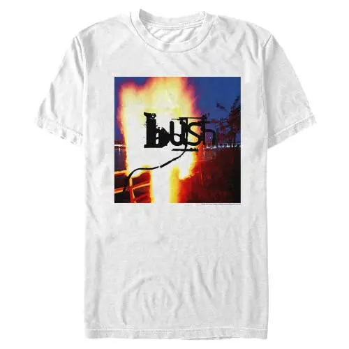 BUSH Razorblade Suitcase Album Cover Short Sleeve Graphic T-shirt - White