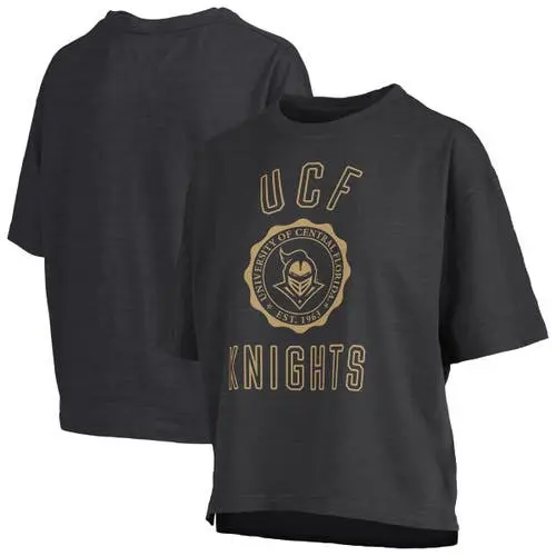 PRESSBOX Ucf Knights Motley Crew Bishop Waist Length Oversized Slub T-shirt - Black