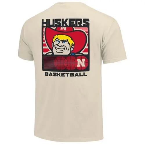 IMAGE ONE Nebraska Huskers Basketball Staredown Comfort Colors