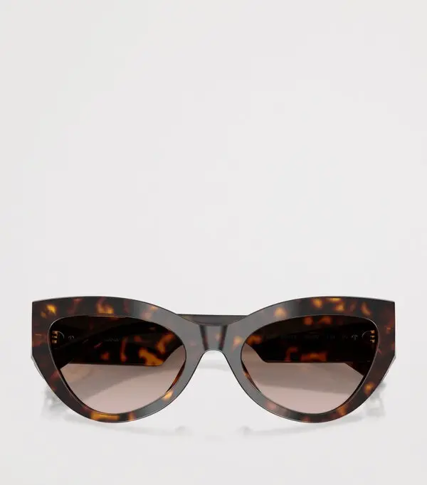 Dolce & Gabbana Tortoiseshell Cat-eye Sunglasses - Brown