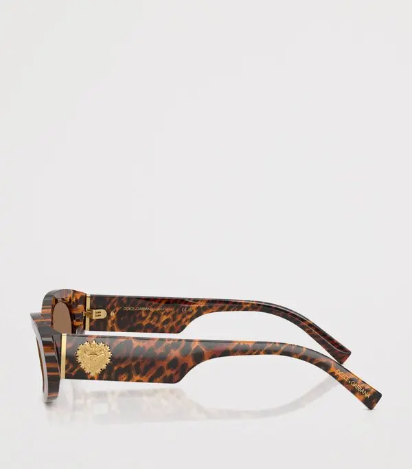 Dolce & Gabbana Tortoiseshell Oval Sunglasses