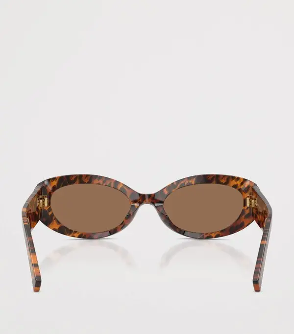 Dolce & Gabbana Tortoiseshell Oval Sunglasses