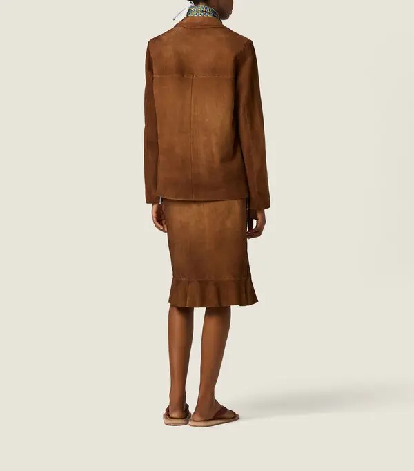 Miu Miu Suede Tailored Jacket