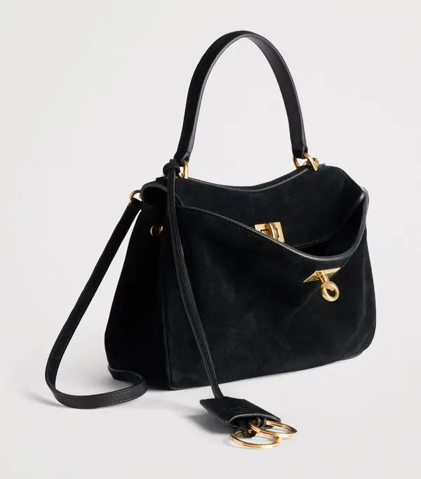 Balenciaga Mini Suede Rodeo Top-handle Bag
