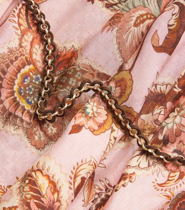 Zimmermann Silk Aster Billow Midi Dress