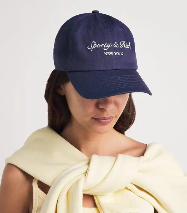 SPORTY & RICH Syracuse Cotton Baseball Cap