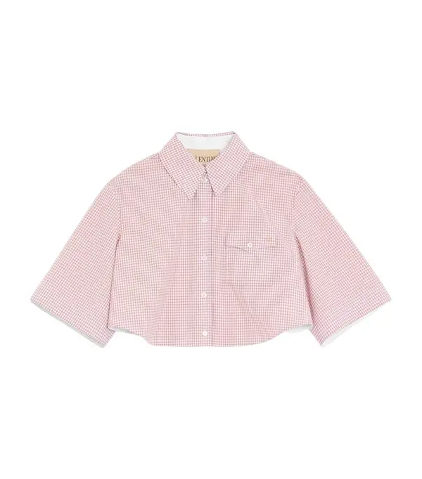 Valentino Garavani Cotton Cropped Shirt