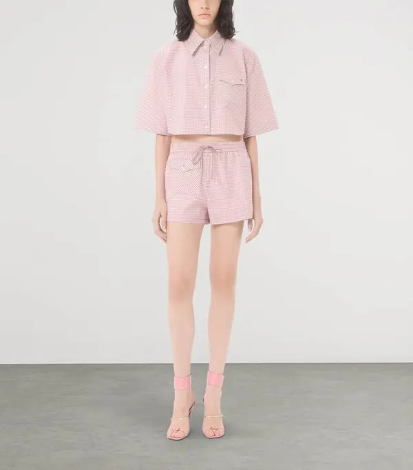 Valentino Garavani Cotton Cropped Shirt