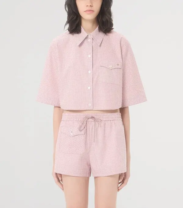 Valentino Garavani Cotton Cropped Shirt