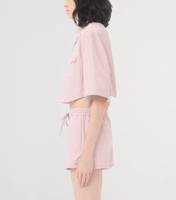 Valentino Garavani Cotton Cropped Shirt