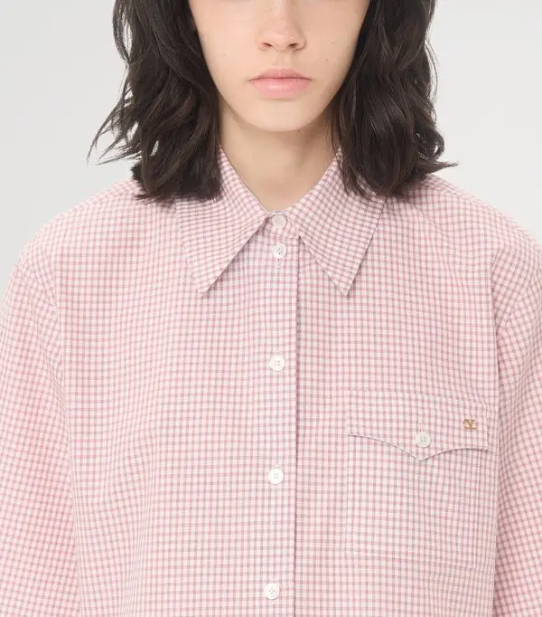 Valentino Garavani Cotton Cropped Shirt