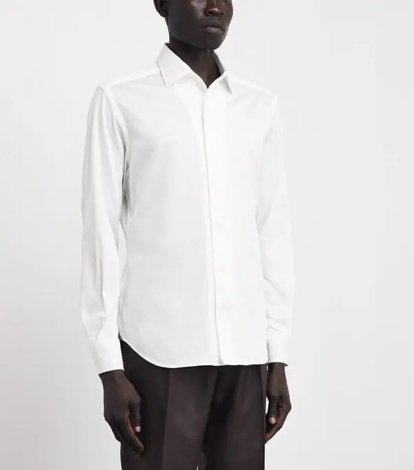 Corneliani Cotton Jersey Shirt - White