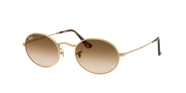 Ray-ban Sunglass Oval Metal - Clear Gradient Brown