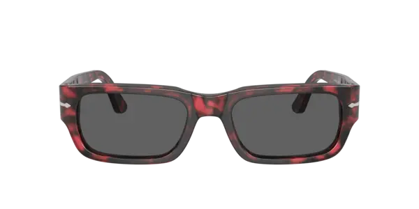 Persol Black Rectangle Sunglasses - Dark Grey