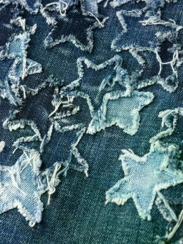 Dsquared2 Cropped Star Embellished Jeans
