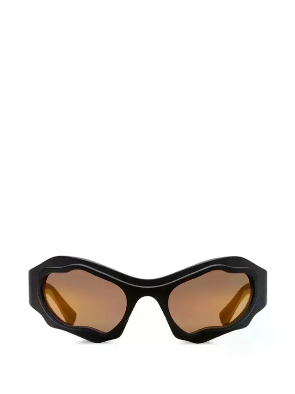 KUBORAUM E22 Geometric-frame Sunglasses - Black
