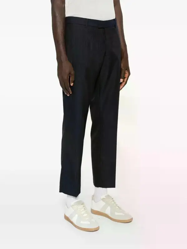 ALLSAINTS Howling Pinstriped Wool Blend Trousers