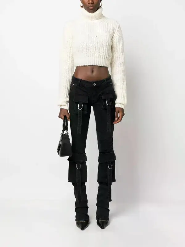 Dsquared2 Wool Blend Cropped Jumper