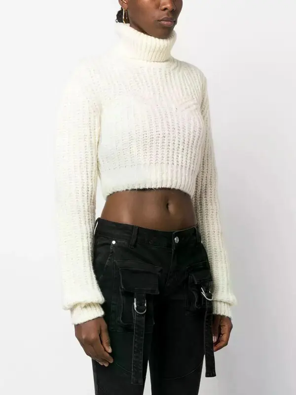 Dsquared2 Wool Blend Cropped Jumper