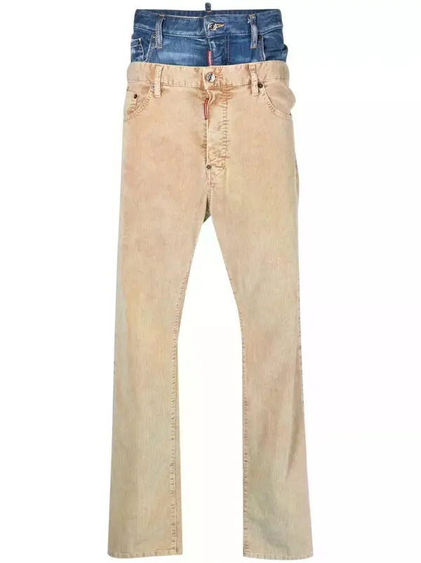 Dsquared2 Double Waistband Corduroy Trousers