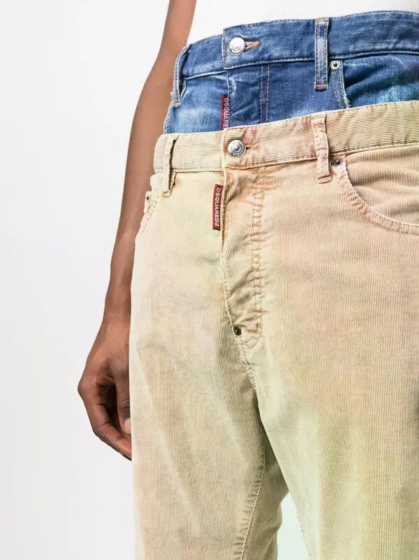 Dsquared2 Double Waistband Corduroy Trousers