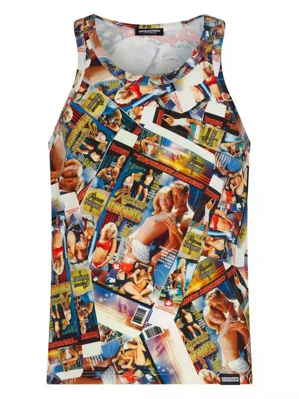 Dsquared2 Graphic-print Tank Top