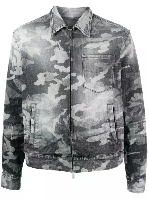 Dsquared2 Camouflage-pattern Denim Jacket