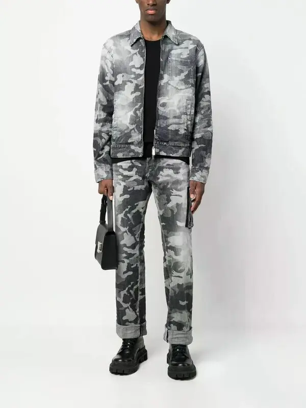 Dsquared2 Camouflage-pattern Denim Jacket